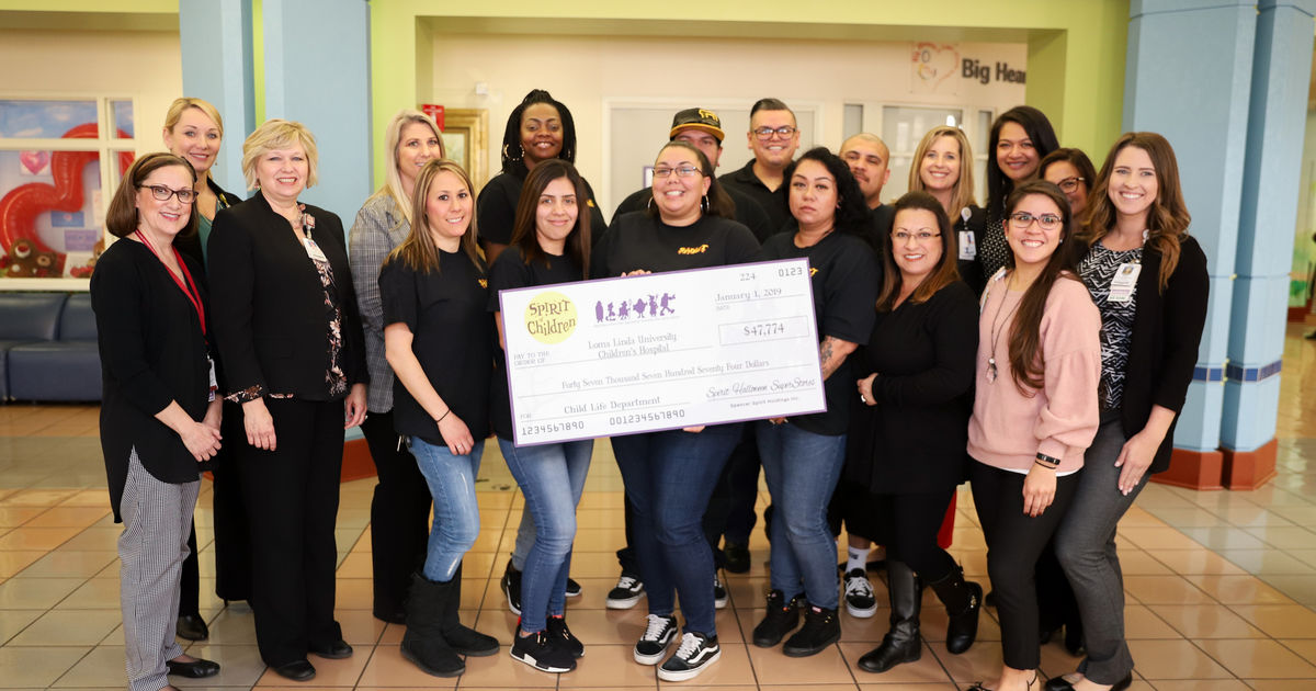 Loma Linda University Children’s Hospital presented with nearly $48,000 ...