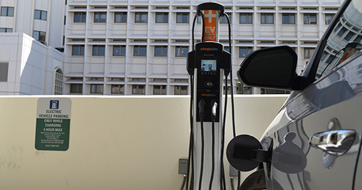 New ChargePoint stations now available in patient parking garage | News