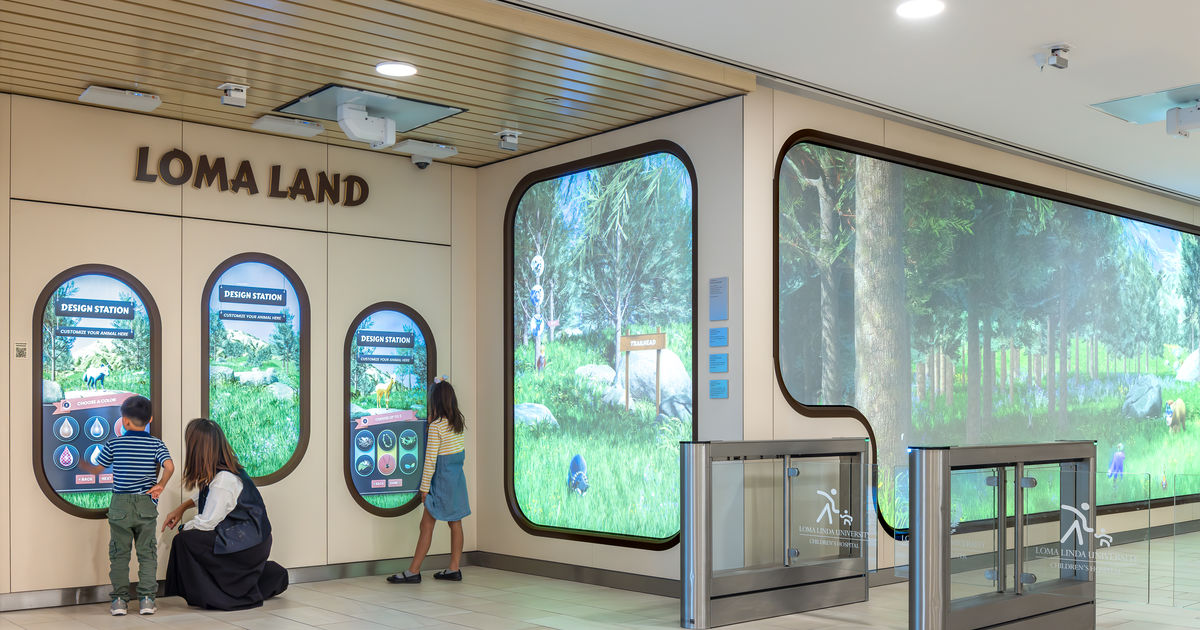 First-of-its-kind interactive digital wall unveiled at Children’s ...