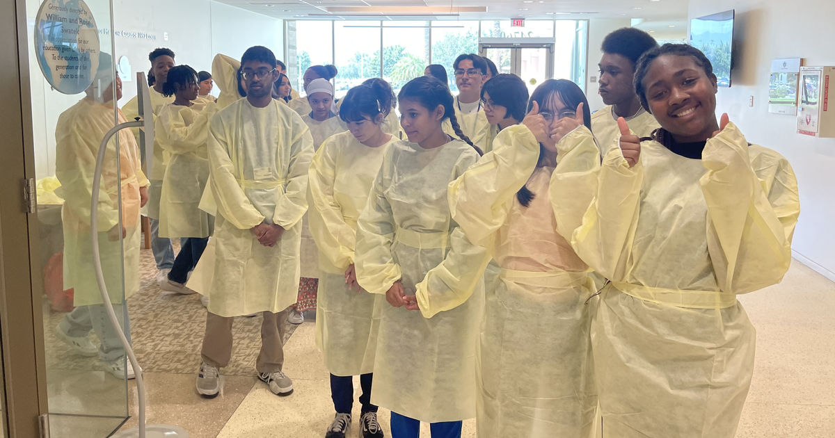 High school students gain healthcare career knowledge with two-week ...