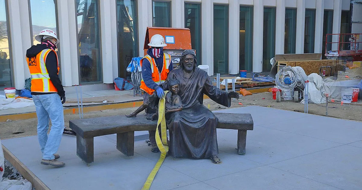‘Come Unto Me’ sculptures relocated next to future Galleria entrance | News